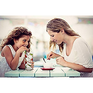 Le'raze Collins Glasses Elegant Acrylic Drinking Glasses [Set of 16] Attractive Clear Plastic Tumblers - Unbreakable Drinkware Set Ideal for Indoor and Outdoor - Kid Friendly