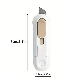 Generic 4 peice Box cutter, retractable box cutter. Arts and crafts cutter, precision cutter, Pocket cutter, razor blade retractable