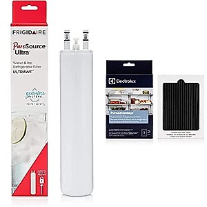 Frigidaire PureSource Ultra Water and Ice Refrigerator Filter, Original, White, 1 Count & Electrolux EAFCBF Pure Advantage Air Filter, 1 Count (Pack of 1)