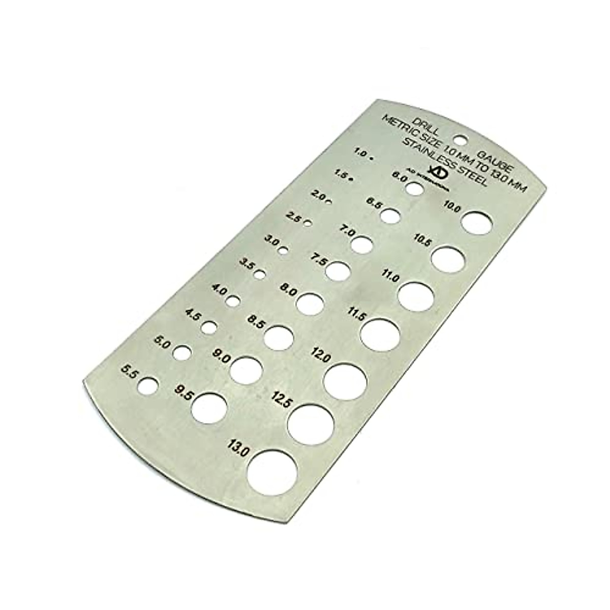 Drill Gauge Metric Standard- Range 1-13 mm