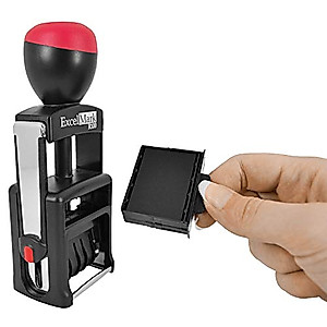 Date Stamp Self Inking Heavy Duty - ExcelMark (R100 Black Ink)