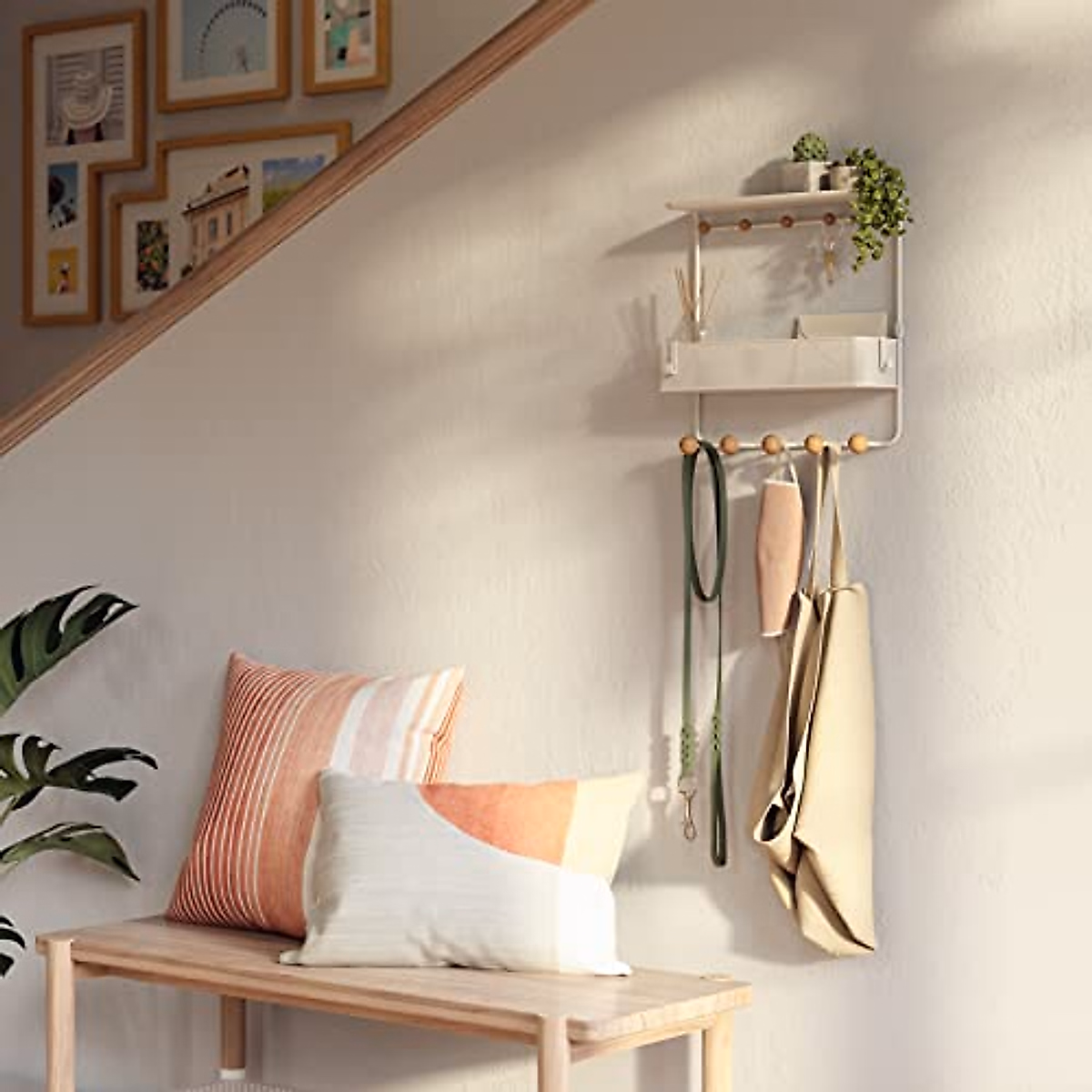 Umbra Estique Multi-Use Organizer, W/Shelf, White