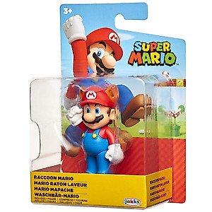 Super Mario Racoon Mario 2.5" Collectible Toy Action Figure