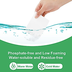 Zimwin Laundry Detergent Sheets, 200 Count, Fragrance Free, Eco-Friendly, Plastic-Free, Hypoallergenic, Liquidless Washing Supplies for Dorm Travel Camping