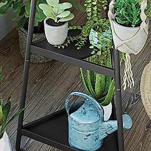 Sauder Boulevard Cafe Coat Tree, L: 22.09" x W: 25.35" x H: 61.54", Black Finish