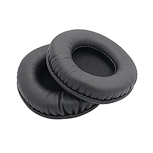 Replacement Ear Pads for Audio-Technica ATH-WS99, ATH-WS70, ATH-WS77, Sony MDR-V55, V500DJ, MDR-7502 Headphones - Black