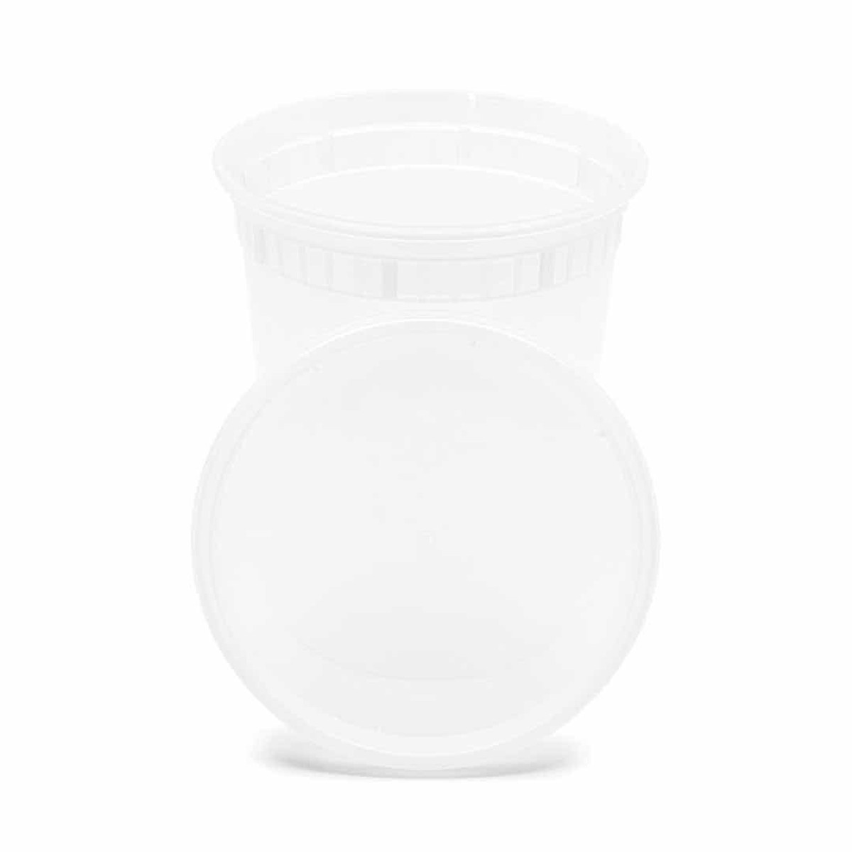 Plastic Deli Food Storage Containers with Airtight Lids(32oz - 24sets)