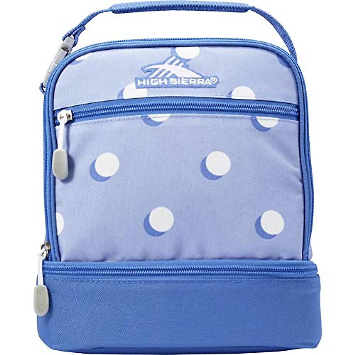 High Sierra Stacked Compartment Lunch Bag, Polka Dot, One Size