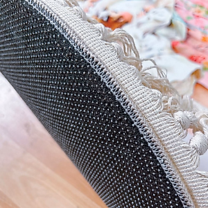 BOOMLATU Luxury Rose Flower Area Rugs with Two Cute Girls,Victorian Rug Floral Area Rugs Non-Slip Washable Elegant Rose Rug Carpet for Living Room Bedroom Office 31.5 x 46.4 (Pink)