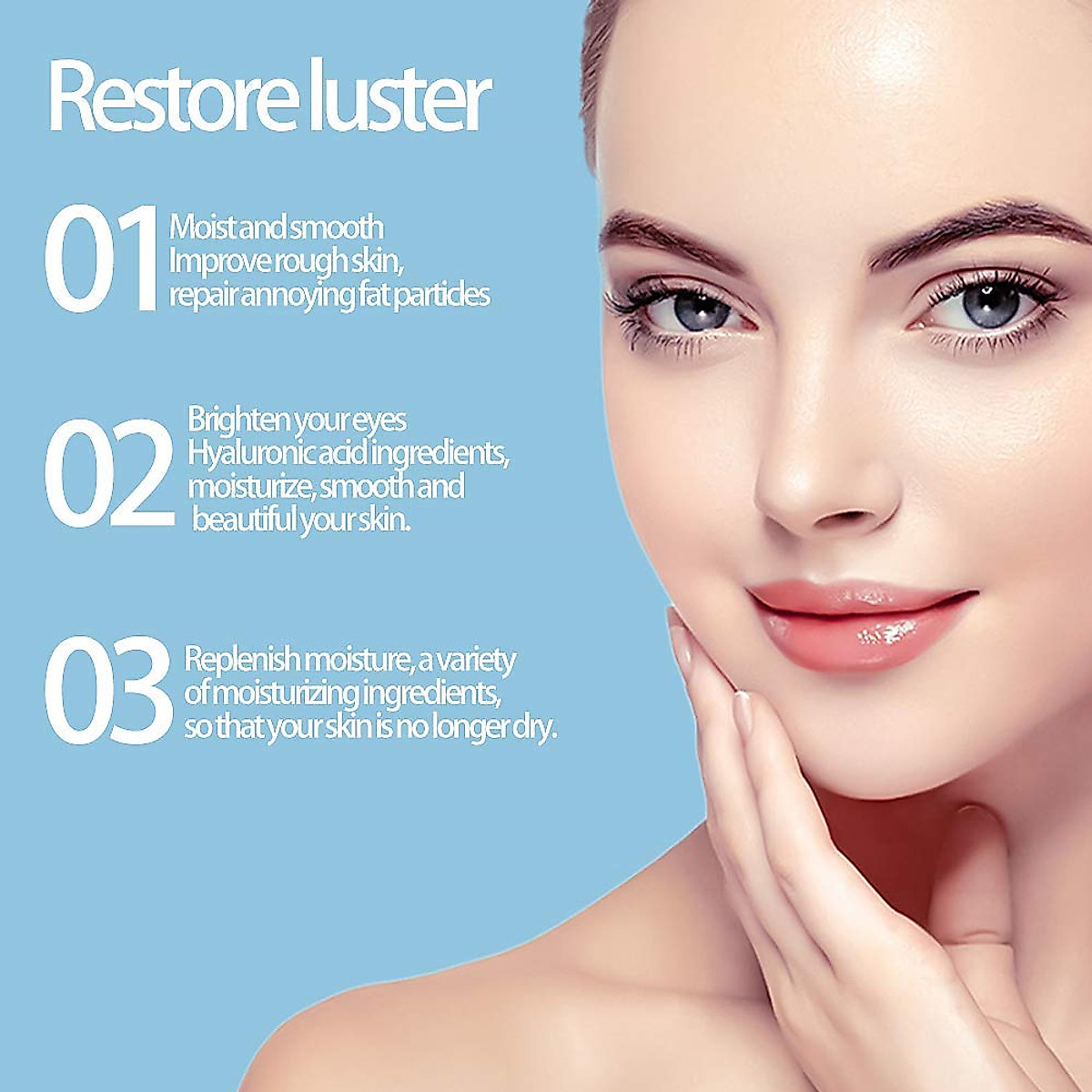 RABIOTA Under Eye Patches,30 pairs Hyaluronic Acid Anti-Aging Under Eye Mask, Collagen Under Eye Gel Pads for Dark Circles, Wrinkles, Fine Line, Puffiness (Blue)