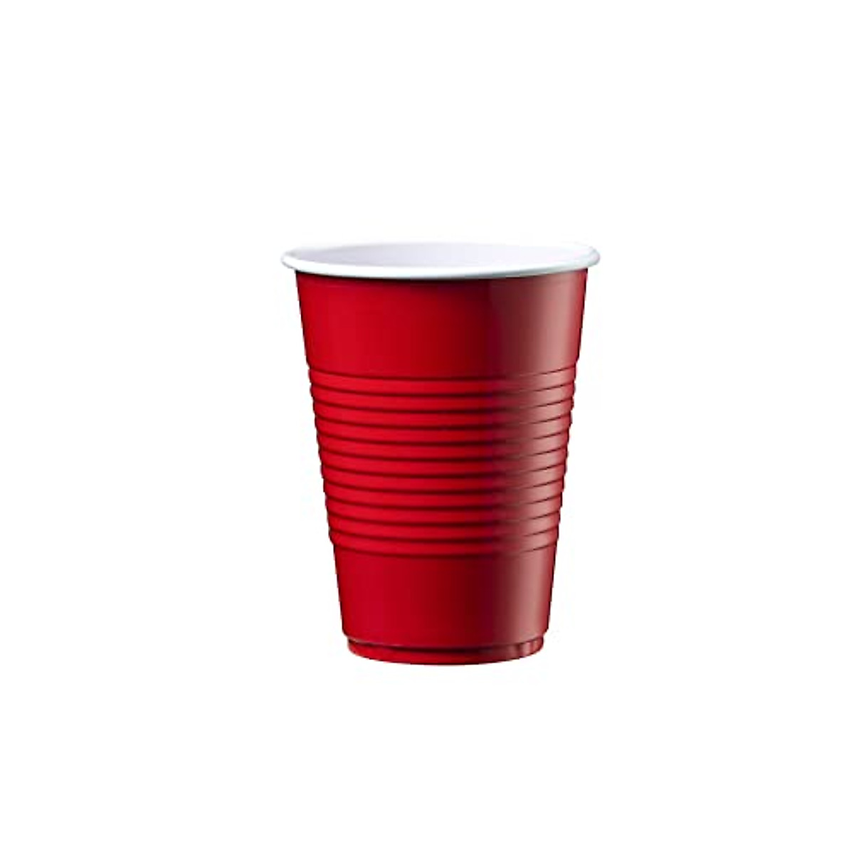 Comfy Package [240 Count] 12 oz. Disposable Party Plastic Cups - Red Drinking Cups