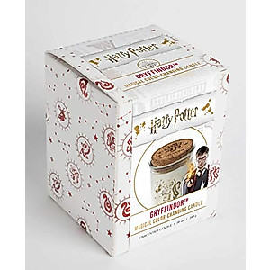 Harry Potter Color Changing Gryffindor Candle, Large 10 oz - Wax Turns from White to Red When Lit - Soy Wax, Unscented - Great Gift for Harry Potter Fans