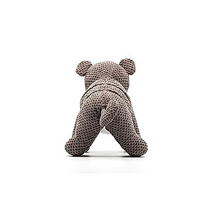 Unique Bulldog Plush Toy - Adorable Crinkle Toy with Squeaker - Suitable for Puppies to Large Dogs
