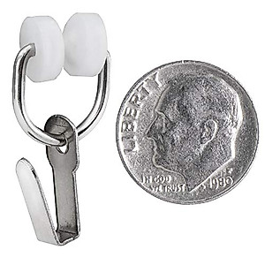 RecPro RV Nylon Wheel Carrier Hook for I Beam Track Curtain Rod (20)