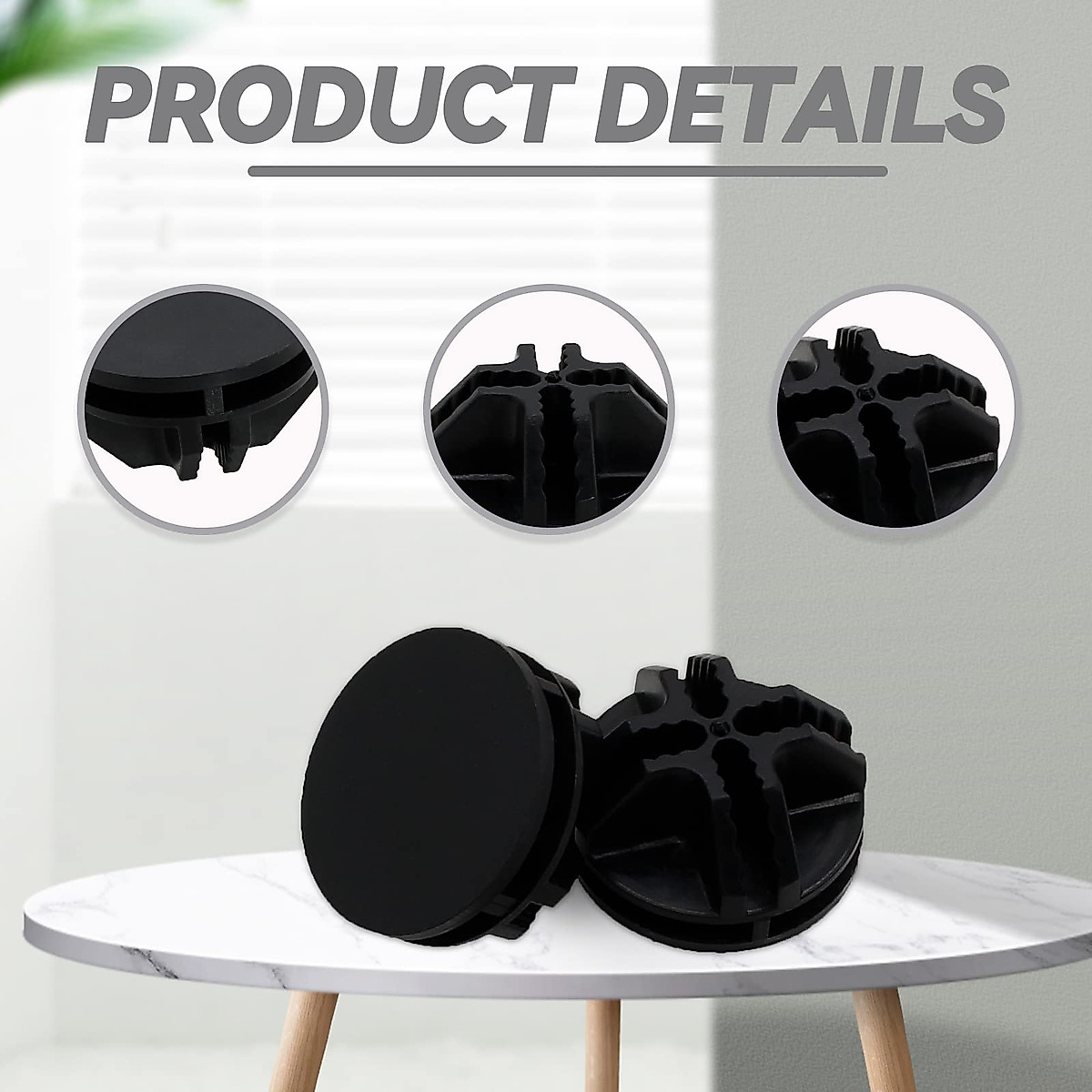 Bonsicoky 16 Pcs Black Plastic Connector, Wire Grid Cube Connector for Modular Closet Storage Organizer and DIY Wire Cube Storage Unit