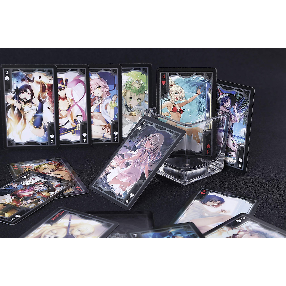MH MGFHOME Table Gaming FGO Poker Chips Playing Game Card Anime Fate Grand Order 57X87MM Saber
