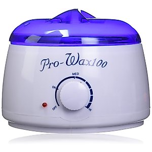 PRO-WAX 100 Hot Wax Heater/Warmer Salon Spa Beauty Equipment for Hard Strip Waxing 400ML, White