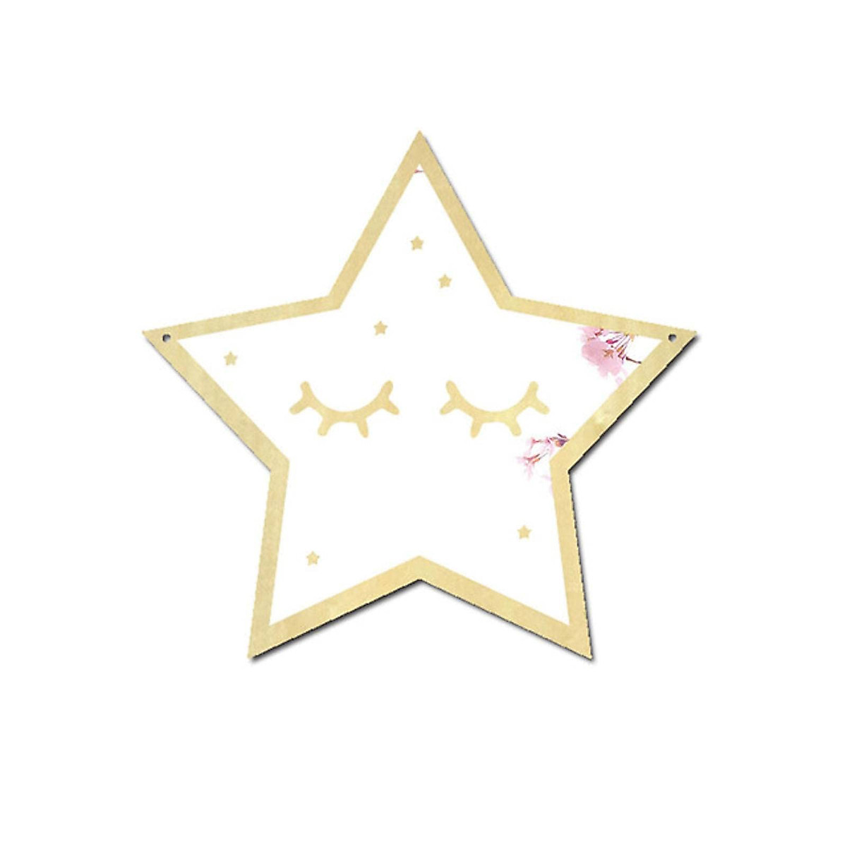 FARZI Cartoon Decorative Mirror Nordic Wooden Acrylic Mirror Creative Art Wall Decoration