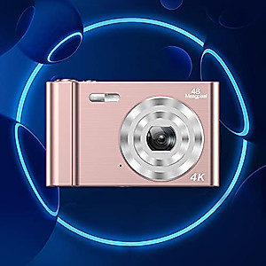 Fiudx Digital Camera for Teens Kids 16x Zoom Travel Digital Camera Christmas Birthday Gifts