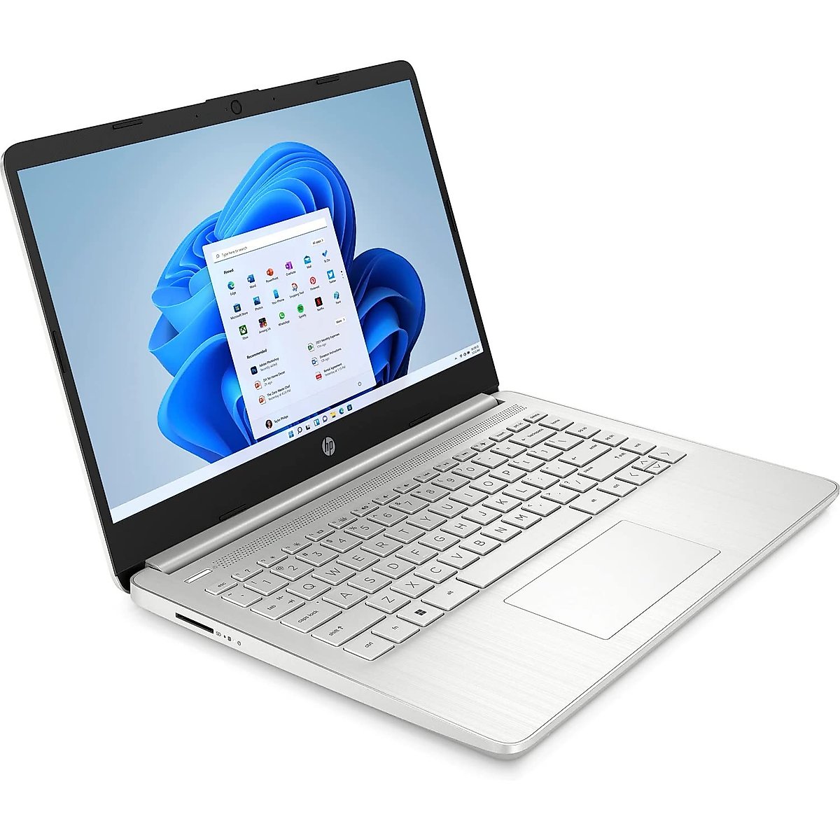 HP Laptop 14-inch 14-DQ4003CA FHD Touchscreen Notebook, Intel Core i5-1155G7 11th Gen Processor 8GB DDR4 RAM, 512GB PCIE SSD Computer PC Storage, Windows 11 Home Installed, Natural Silver (Renewed)