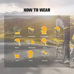 Breathable Neck Gaiter Face Scarf Mask for Men Women Hiking, Cycling, Sports, Fishing, Sun UV Protection Bandana