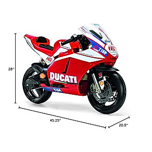 Peg Perego Ducati GP Motorcycle 12 Volt Ride on, Red