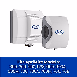 AprilAire 35 Water Panel Humidifier Filter Replacement for AprilAire Whole-House Humidifier Models 350, 360, 560, 560A, 568, 600, 600A, 600M, 700, 700A, 700M, 760, 760A, 768 (Pack of 4)