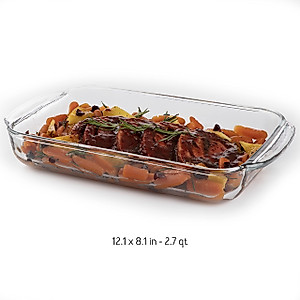 Libbey Baker's Basics 3-Piece Glass Casserole Baking Dish Set