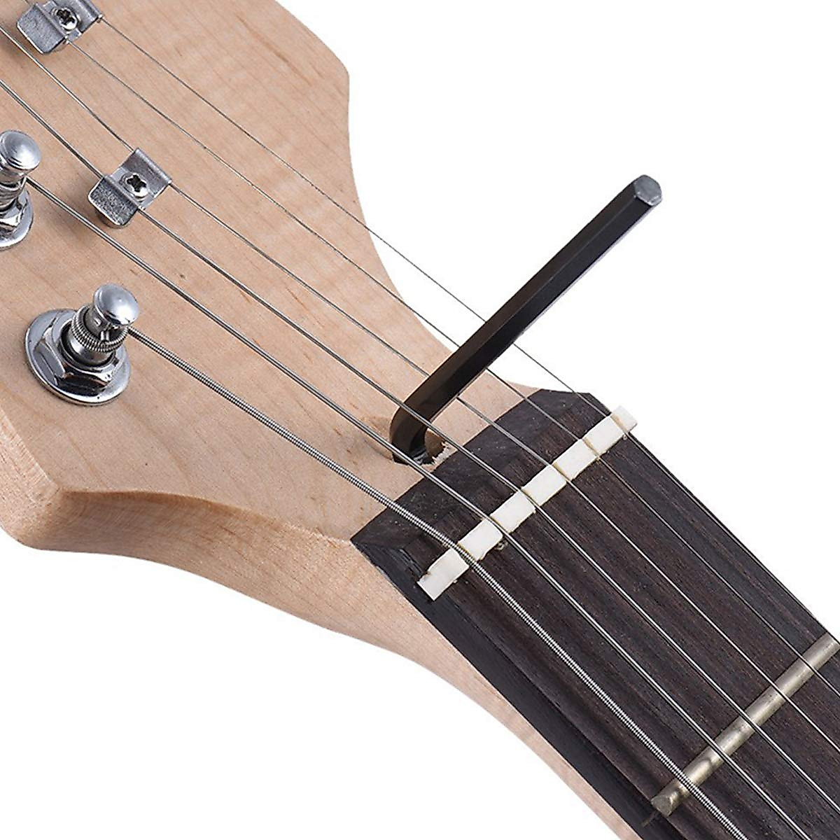 LGEGE Guitar Ball End Allen Wrench Set Repair Tool Guitar Neck Bridge Screw Truss Rod Adjustment 4mm and 5mm (Black)