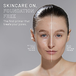 Dr. Brandt Pores No More, Pore Refiner Primer - Instantly Minimizes the Appearance of Pores, Absorbs Oil & Mattifies Shine - 0.5 fl oz