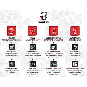 YoYoInk Compatible Toner Cartridge Replacement for Brother TN221 TN225 B/C/M/Y (2 Black, 1 Cyan, 1 Magenta, 1 Yellow; 5 Pack)