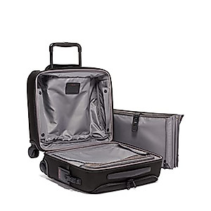 TUMI - Alpha 3 Carry-On 4 Wheeled Laptop Compact Brief Briefcase - 15 Inch Computer Case for Men and Women - Black