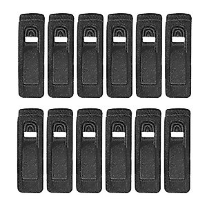Whitmor Spacemaker Flocked Clips S/12