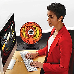 Presto Heat Dish Plus Parabolic Electric Heater