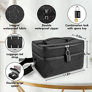 MUOUM Toy Storage Bags Toy Box Toy Bag Toy Organizer Toy Container Locking Storage Box Travel Bag For Toys Game Toys Storage Bags