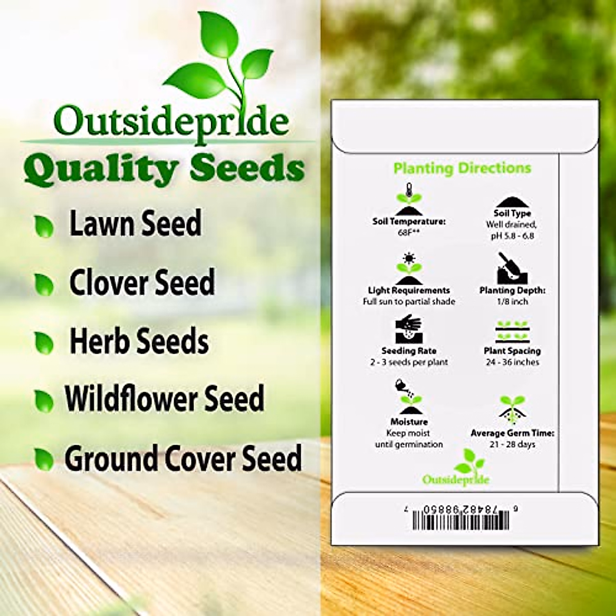 Outsidepride Perennial Blue Wild False Indigo Baptisia Australis Garden Plant - 100 Seeds