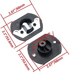 Bitray Sectional Furniture Connectors Pin Style Furniture Connector Sofa Couch Sectional Connector Black-4pcs