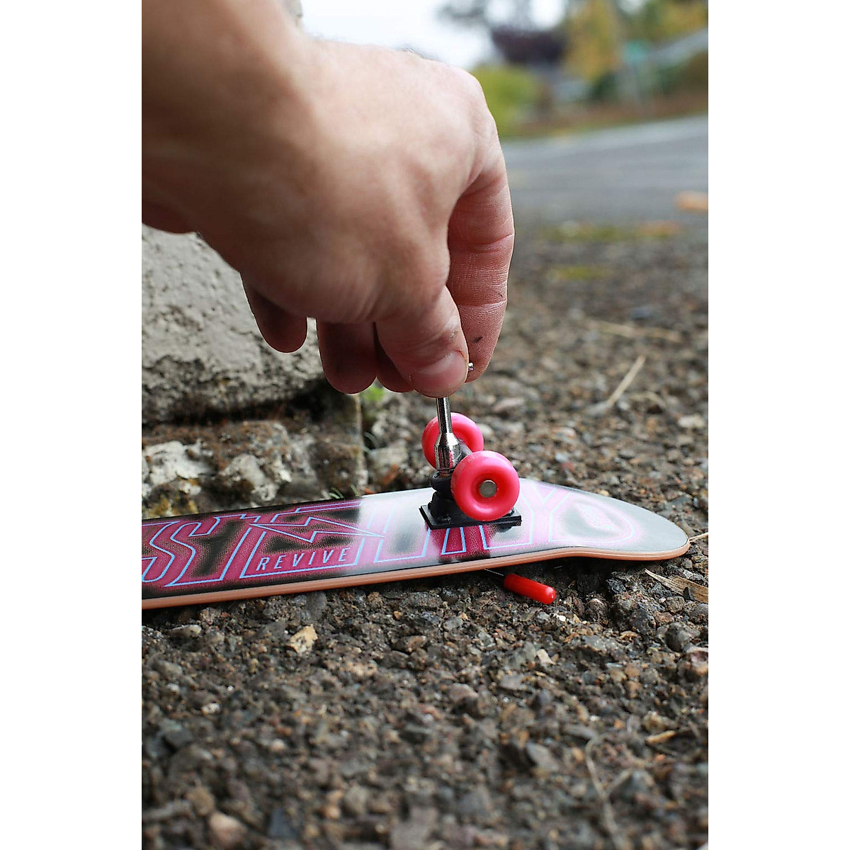 Mini Skateboards for Kids & Adults Braille Skateboarding 11” First Try Pro Fingerboard Hand Skateboard Toy Set, Handboard Finger Board + Real Tools, Deck Grip Tape, Adjustable Hardware, Wheels, Trucks