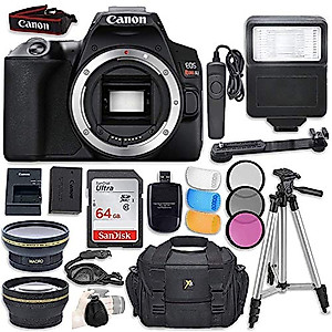 Canon EOS Rebel SL3 DSLR Camera (Body Only) + Accessory Bundle (Renewed)