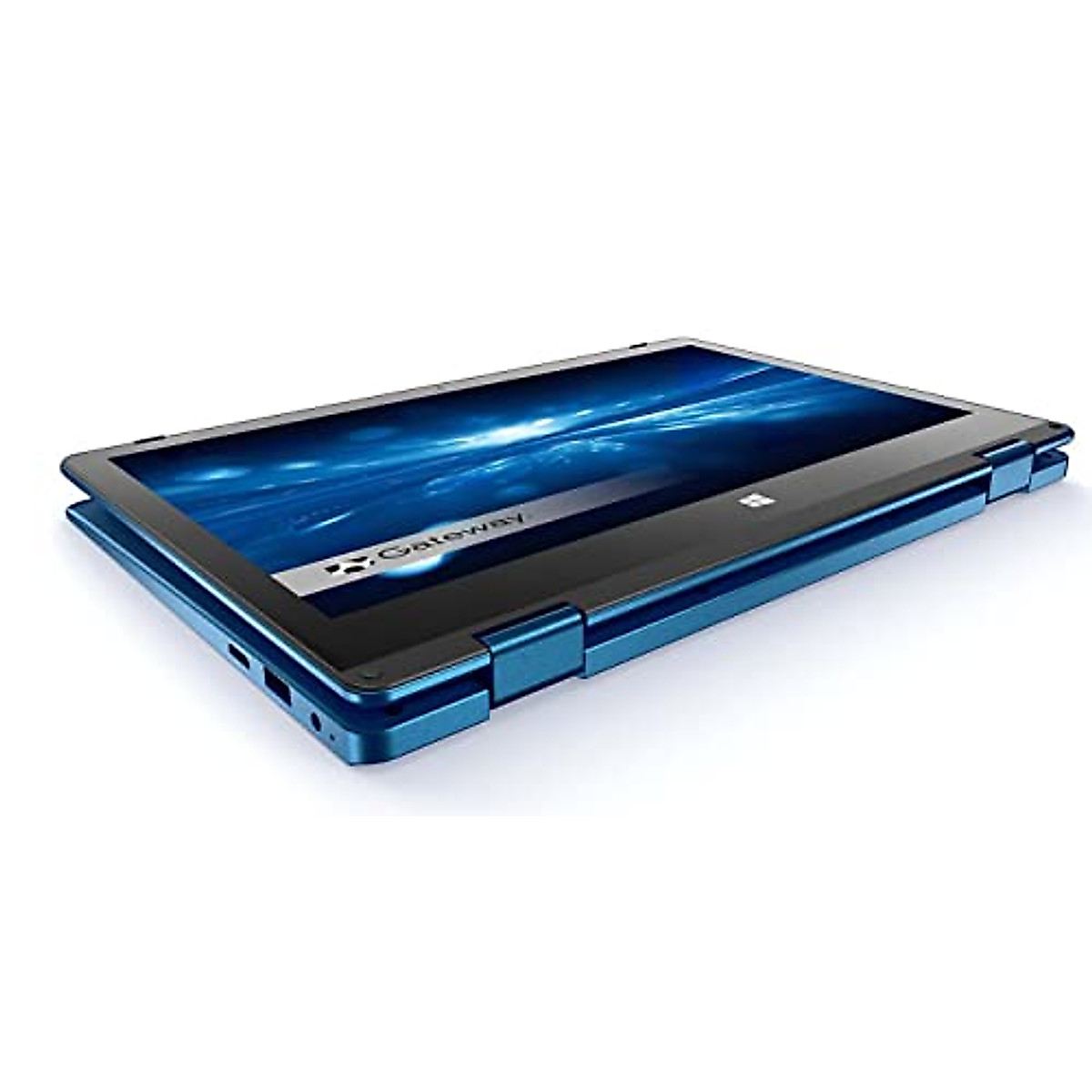 Newest Gateway Touchscreen 11.6 HD 2-in-1 Convertible Laptop in Blue Intel N4020 4GB RAM 64GB SSD Mini-HDMI Webcam Windows 10 S
