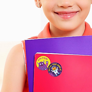 Sweetzer & Orange Reward Stickers for Teachers. 1008 Stickers for Kids in 9 Designs. 1 Inch School Stickers on Sheets. Teacher Supplies for Classroom, Potty Training Stickers, Motivational Stickers