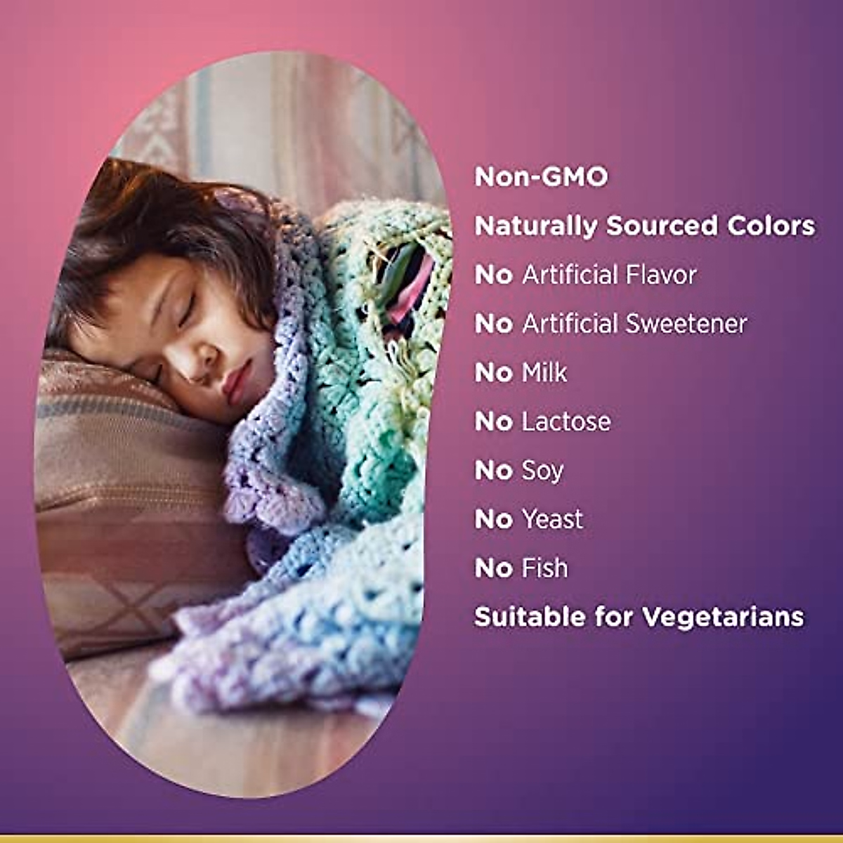 Nature’s Bounty Kids Melatonin Jelly Beans for Sleep Support, Berry Flavor.5 mg Melatonin, 80 Ct