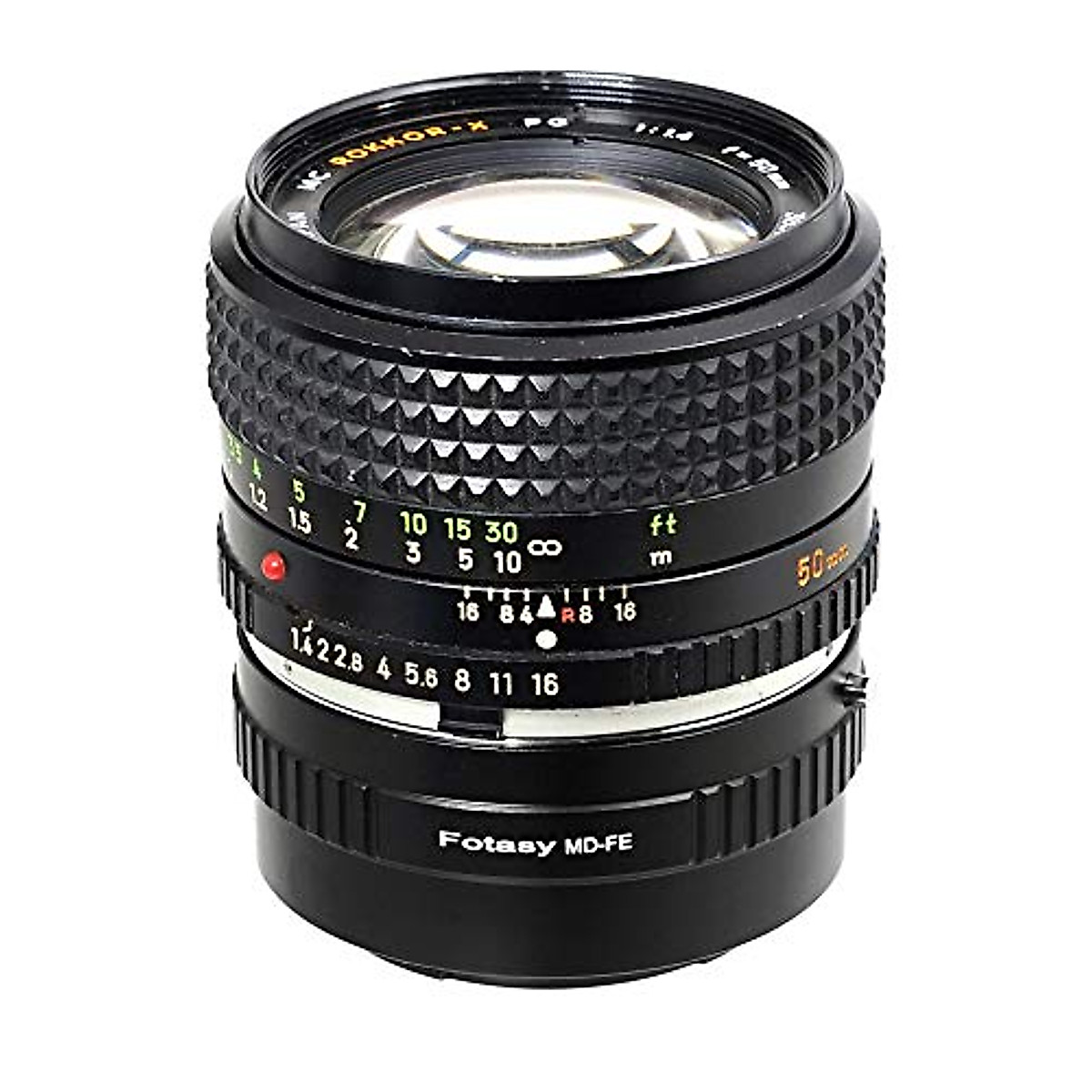 Fotasy Minolta MD MC Rokkor Lens to E Mount Adapter, MD E Mount, MD to E, Compatible with Sony a7 a7R a7s II III IV a9 a7c Alpha 1 a6600 a6500 a6400 a6300 a6100 a6000 a5100 a5000 a3500 ZV-E10