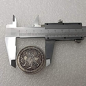 VanSP Copy 1899 U.S Hobo Coin - Devil and Witch Silver Plated Replica Commemorative Coin Morgan Dollar Coin