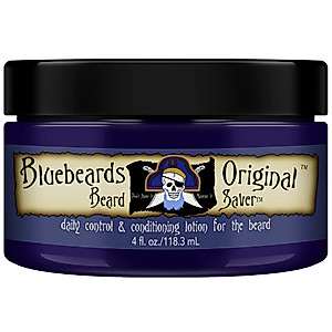 Bluebeards Original Beard Saver, 4 oz. - Leave In Beard Conditioner for Men, Infused with Aloe & Lime - Beard Softener that Deeply Conditions and Moisturizes Your Beard and Skin - Made in USA