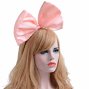 Women Huge Bow Headband Cute Bowknot Hair Hoop for Halloween Cosplay