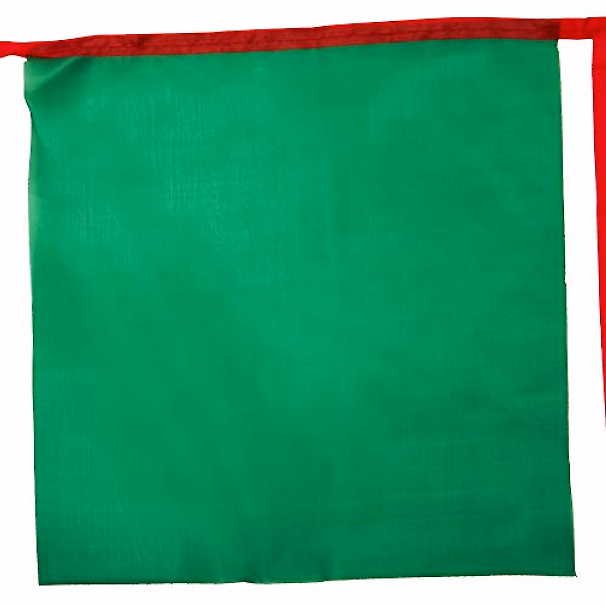 Blank Tibetan Prayer Flags, Traditional Design with 5 Element Colors (9.5 x 9.5 In, 25 Flags)