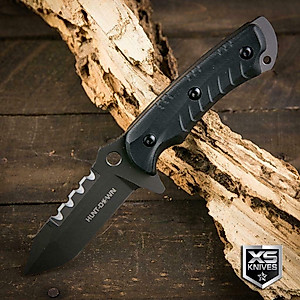 Tanto Survival Fixed Blade Hunting Knife G10 Handle Full Tang Quick Release Kydex Sheath by Survival Steel
