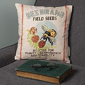 Primitives by Kathy Feedsack-Inspired Throw Pillow, 1 Count (Pack of 1), Bee Brand