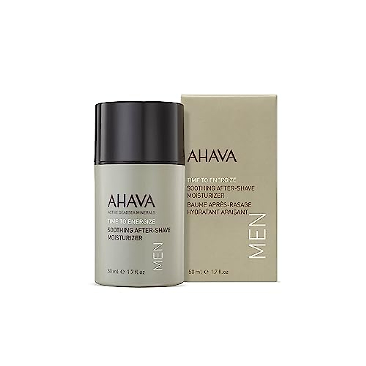 AHAVA Men's Soothing After-Shave Moisturizer - Light-absorbing Lotion to Calm, Hydrate & Relieve the Skin After Shaving, Enriched by Exclusive Osmoter & G-Force blend, Calendula & Hamamelis, 1.7 Fl.Oz